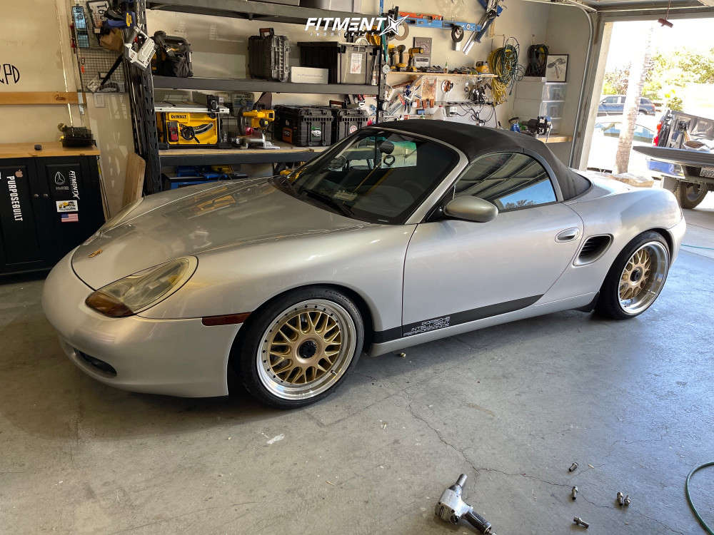 1999 Porsche Boxster Base with 18x8.5 ESM Esm-004m and Continental ...