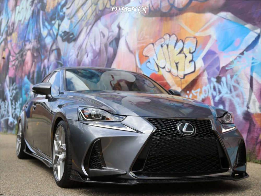 2017 Lexus IS350 F Sport with 19x8.5 Rohana Rfx11 and Michelin 235x35 ...