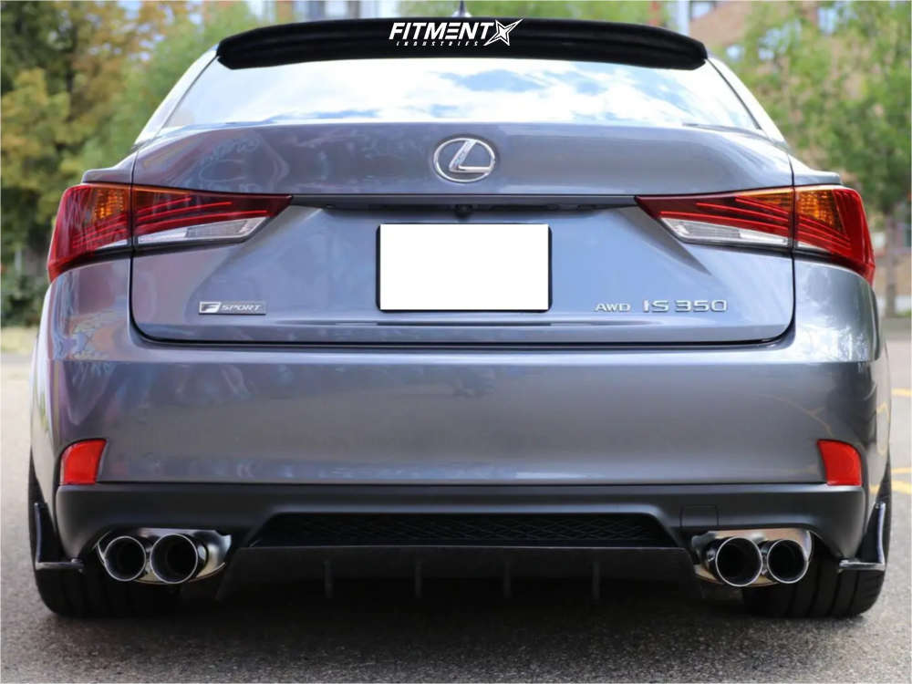 2017 Lexus IS350 F Sport with 19x8.5 Rohana Rfx11 and Michelin 235x35 ...