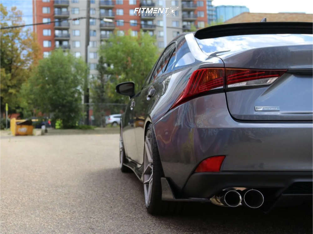 2017 Lexus IS350 F Sport with 19x8.5 Rohana Rfx11 and Michelin 235x35 ...
