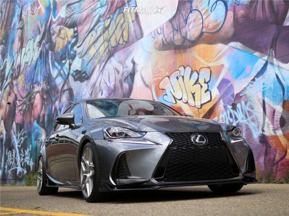 2017 Lexus IS350 F Sport with 19x8.5 Rohana Rfx11 and Michelin 235x35 ...