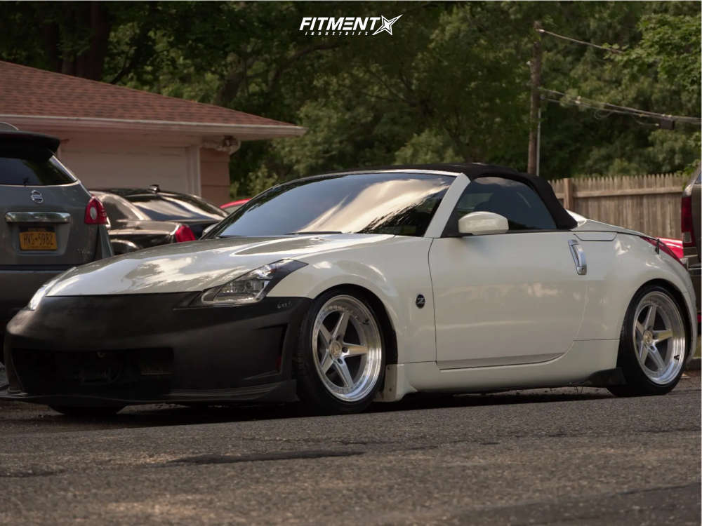 2007 Nissan 350Z Grand Touring with 18x9.5 Aodhan Ds05 and Vercelli ...