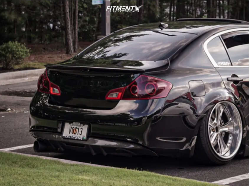 2010 INFINITI G37 Sport with 20x12.5 Weds Ratzinger and Accelera 235x35 ...