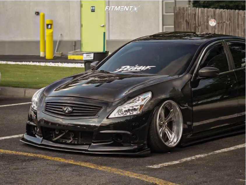 2010 INFINITI G37 Sport with 20x12.5 Weds Ratzinger and Accelera 235x35 ...