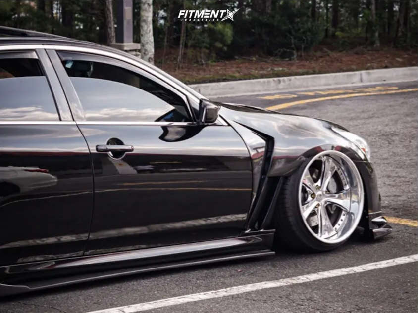 2010 INFINITI G37 Sport with 20x12.5 Weds Ratzinger and Accelera 235x35 ...