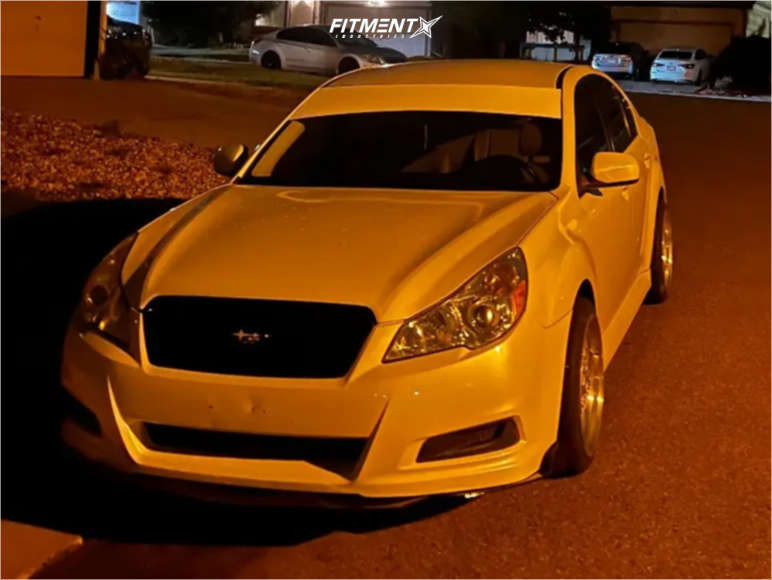 2011 Subaru Legacy 2.5i Premium with 18x8.5 STR 606 and Continental ...