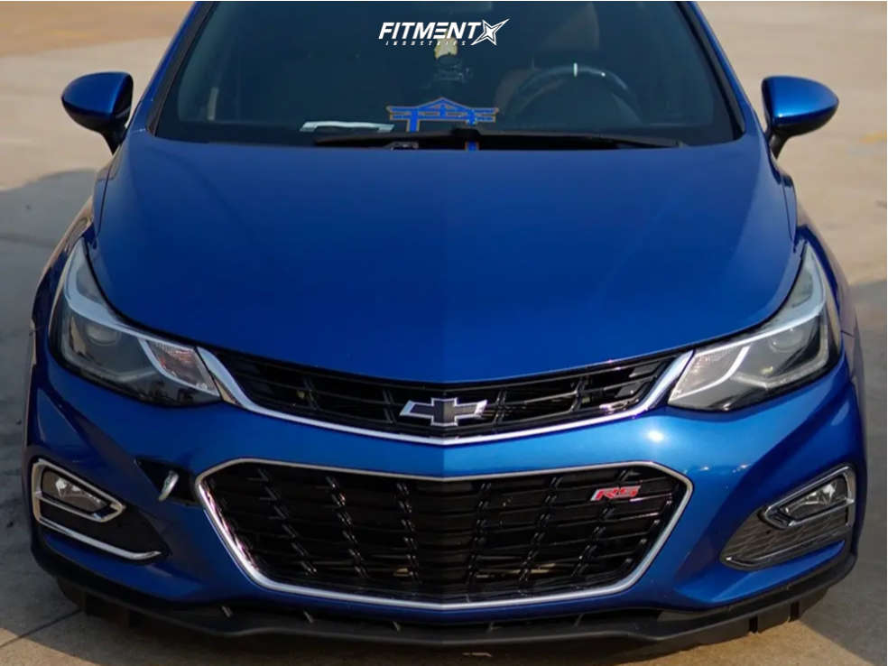 2018 Chevrolet Cruze LT with 17x8 Enkei Edr9 and Michelin 225x45 on ...