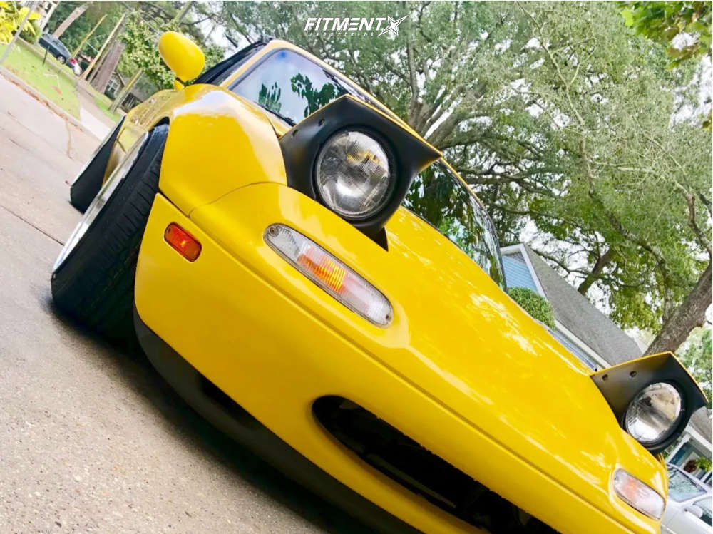 1999 Mazda Miata Base with 15x8 Rota Shakotan and Toyo Tires 195x45 on ...