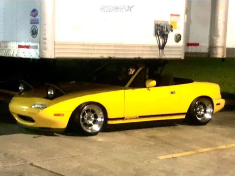 1999 Mazda Miata Base with 15x8 Rota Shakotan and Toyo Tires 195x45 on ...