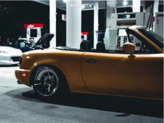 1999 Mazda Miata Base with 15x8 Rota Shakotan and Toyo Tires 195x45 on ...