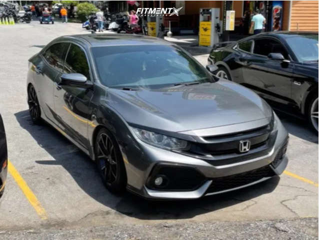 2017 Honda Civic EX with 18x8 Niche Misano and Michelin 225x40 on ...