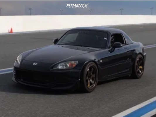 2004 Honda S2000 Base with 17x9.5 Volk Te37sl and Falken 255x40 on Air ...