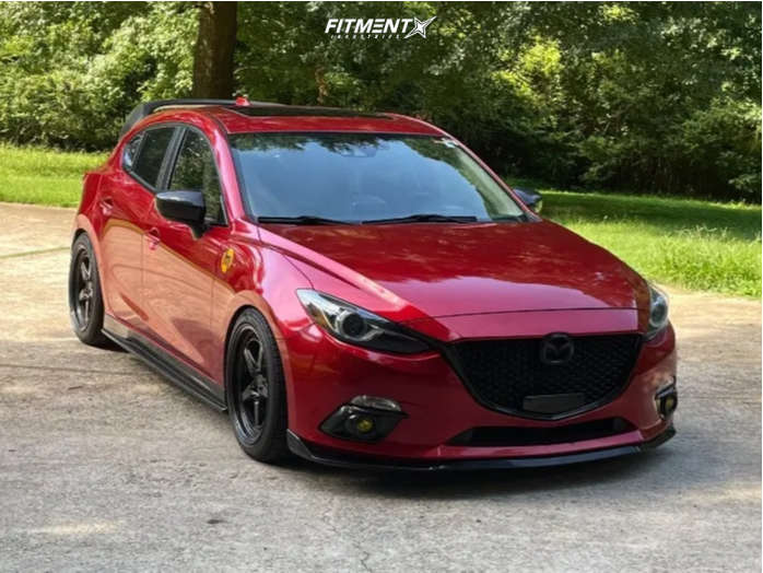 2014 Mazda 3 s Grand Touring with 18x8.5 Aodhan Ds05 and Falken 245x45 ...
