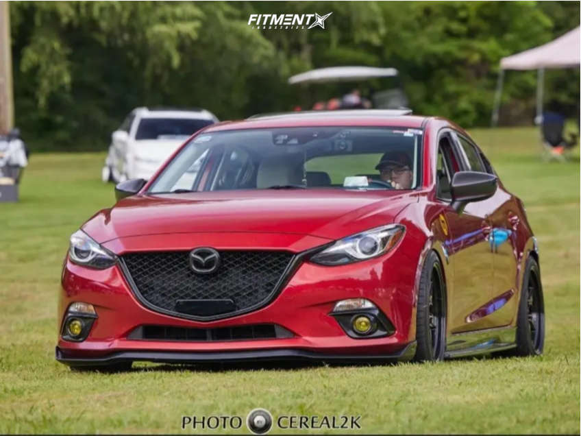 2014 Mazda 3 s Grand Touring with 18x8.5 Aodhan Ds05 and Falken 245x45 ...