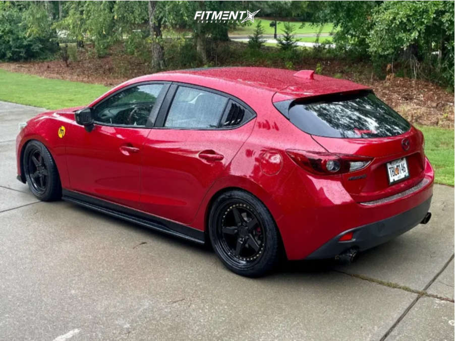 2014 Mazda 3 s Grand Touring with 18x8.5 Aodhan Ds05 and Falken 245x45 ...