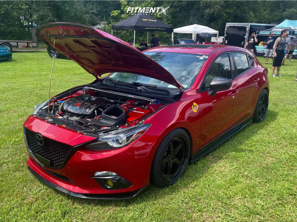 2014 Mazda 3 s Grand Touring with 18x8.5 Aodhan Ds05 and Falken 245x45 ...