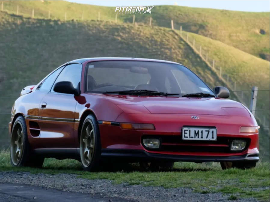 1990 Toyota MR2 G-Limited with 17x8 Advan Racing Rg-d and Bridgestone ...