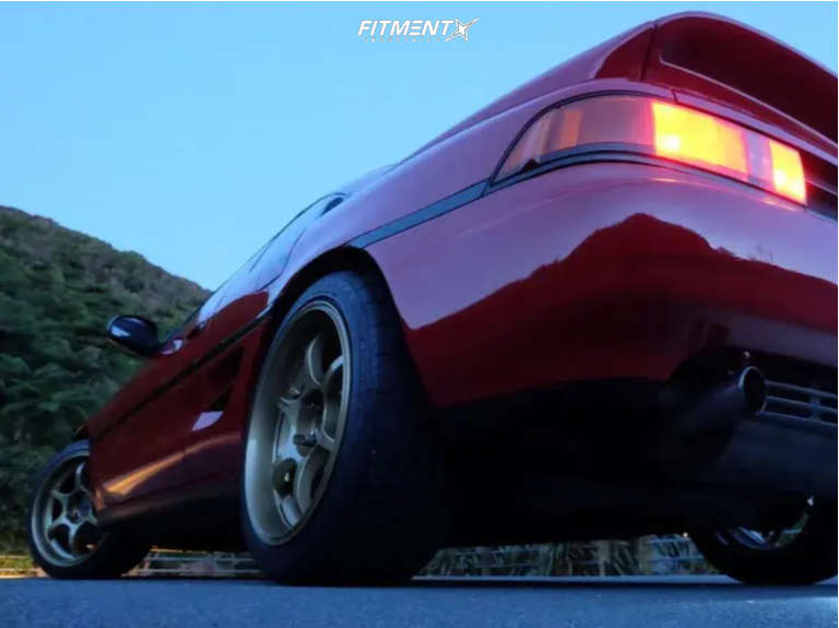 1990 Toyota MR2 G-Limited with 17x8 Advan Racing Rg-d and Bridgestone ...