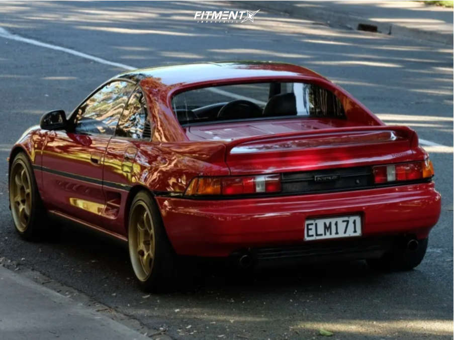 1990 Toyota MR2 G-Limited with 17x8 Advan Racing Rg-d and Bridgestone ...