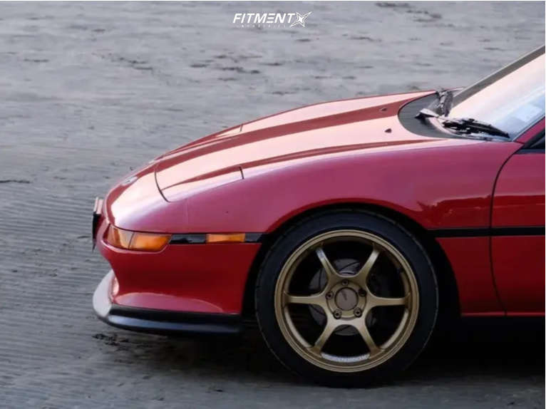 1990 Toyota MR2 G-Limited with 17x8 Advan Racing Rg-d and Bridgestone ...