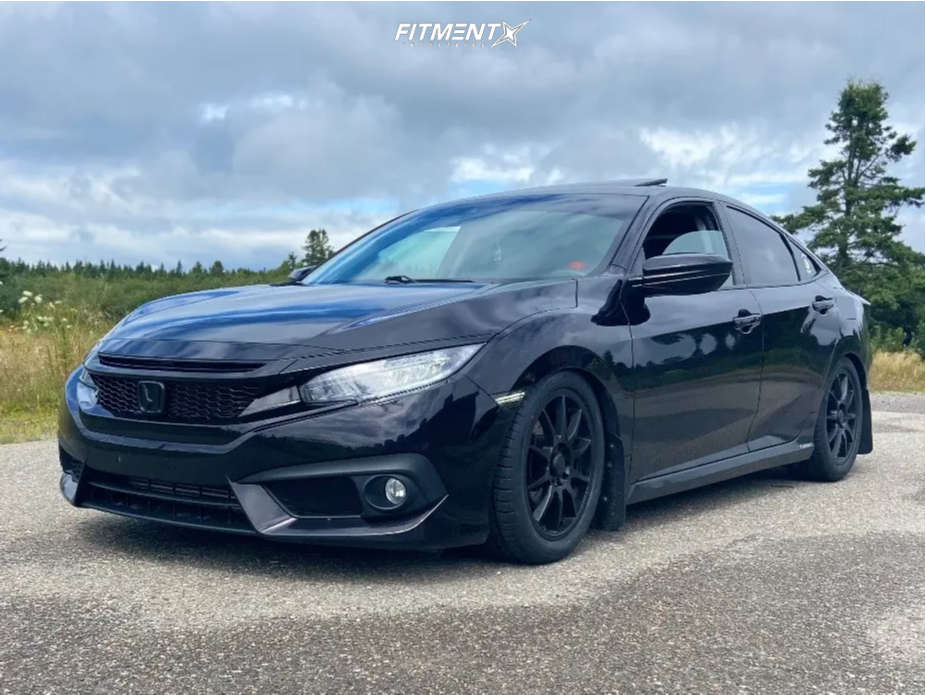 2016 Honda Civic EX-T with 17x7 Vision Bane and Cooper 215x45 on ...