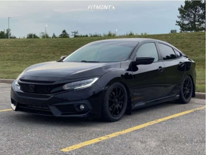 2016 Honda Civic EX-T with 17x7 Vision Bane and Cooper 215x45 on ...