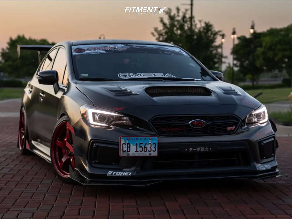 2018 Subaru WRX STI Base with 18x9.5 Gram Lights 57cr and Firestone ...