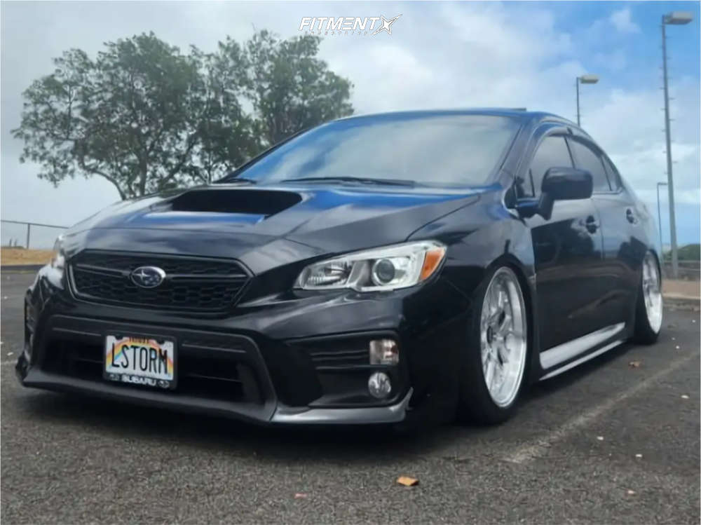 2018 Subaru WRX Premium with 18x9.5 ESR Sr01 and Hankook 235x40 on Air ...