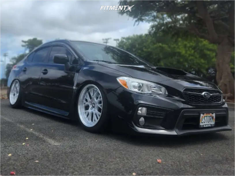 2018 Subaru WRX Premium with 18x9.5 ESR Sr01 and Hankook 235x40 on Air ...