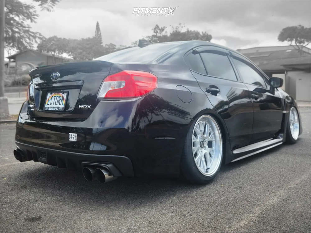 2018 Subaru WRX Premium with 18x9.5 ESR Sr01 and Hankook 235x40 on Air ...
