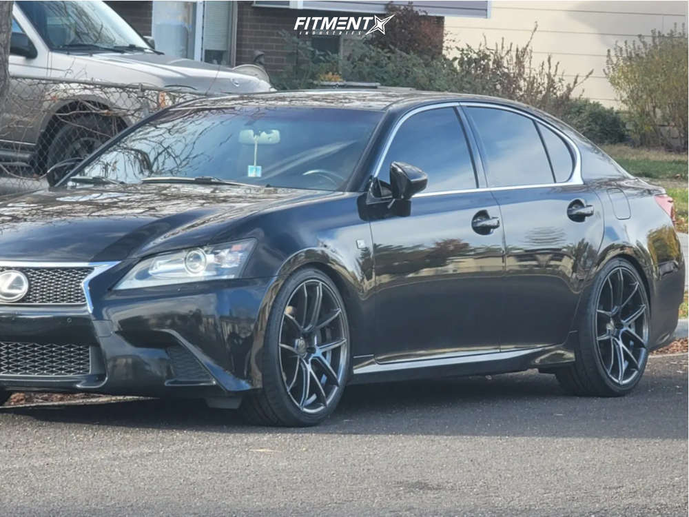 2014 Lexus GS350 F Sport with 20x9 AVID1 SL02 and Hankook 225x35 on ...