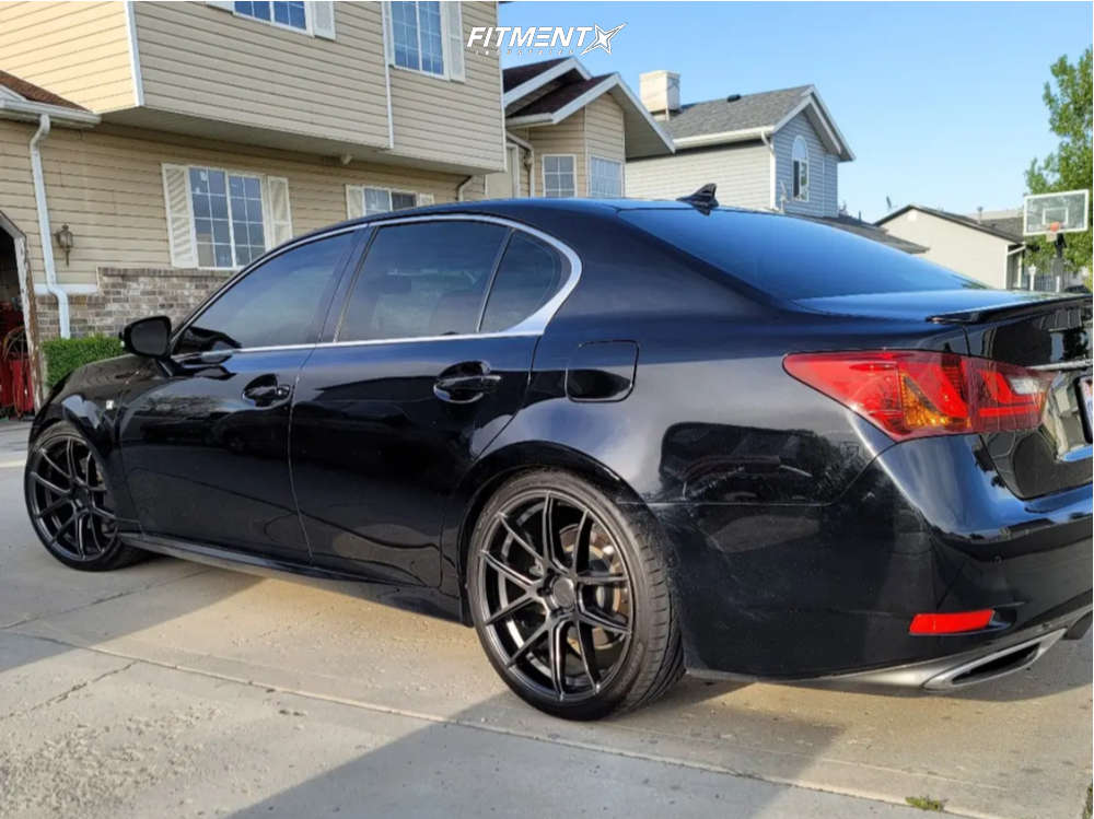 2014 Lexus GS350 F Sport with 20x9 AVID1 SL02 and Hankook 225x35 on ...