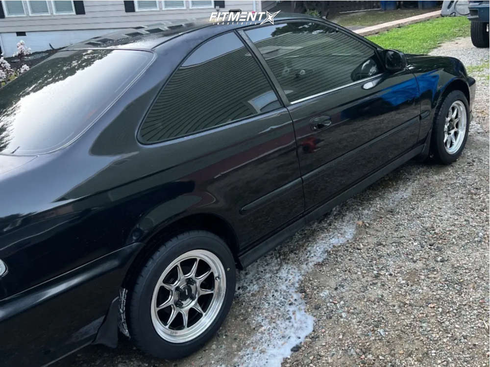 1999 Honda Civic EX with 15x7.5 Konig Countergram and Nitto 205x50 on ...