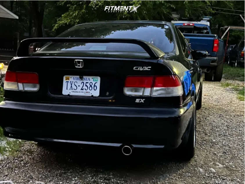 1999 Honda Civic EX with 15x7.5 Konig Countergram and Nitto 205x50 on ...