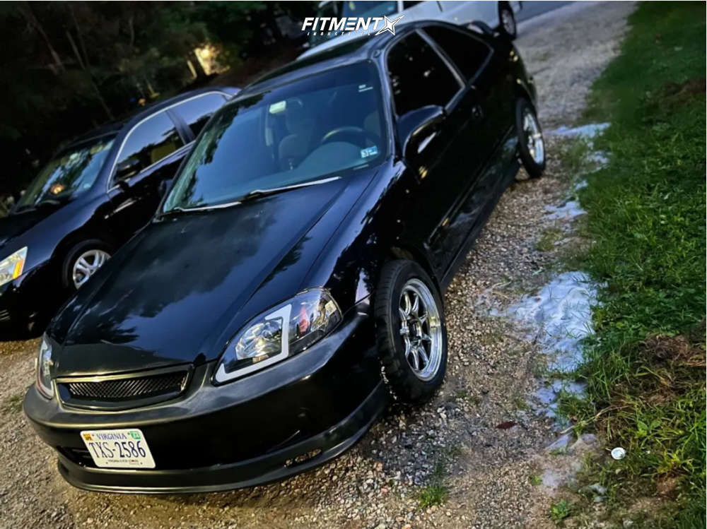 1999 Honda Civic EX with 15x7.5 Konig Countergram and Nitto 205x50 on ...