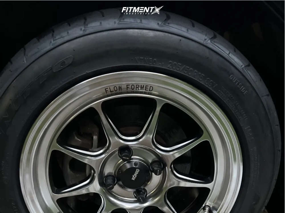 1999 Honda Civic EX with 15x7.5 Konig Countergram and Nitto 205x50 on ...