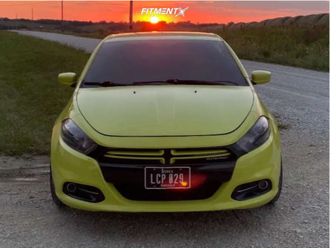 2013 Dodge Dart Rallye with 18x9.5 ESR Cs11 and Delinte 225x35 on Stock ...