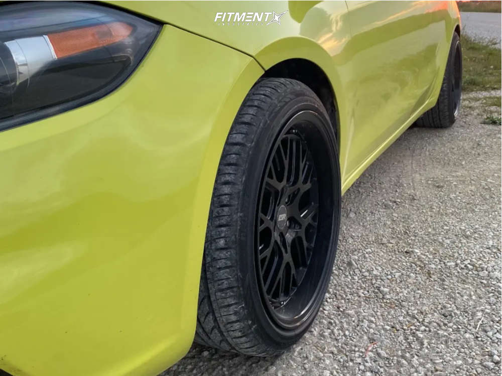 2013 Dodge Dart Rallye with 18x9.5 ESR Cs11 and Delinte 225x35 on Stock ...