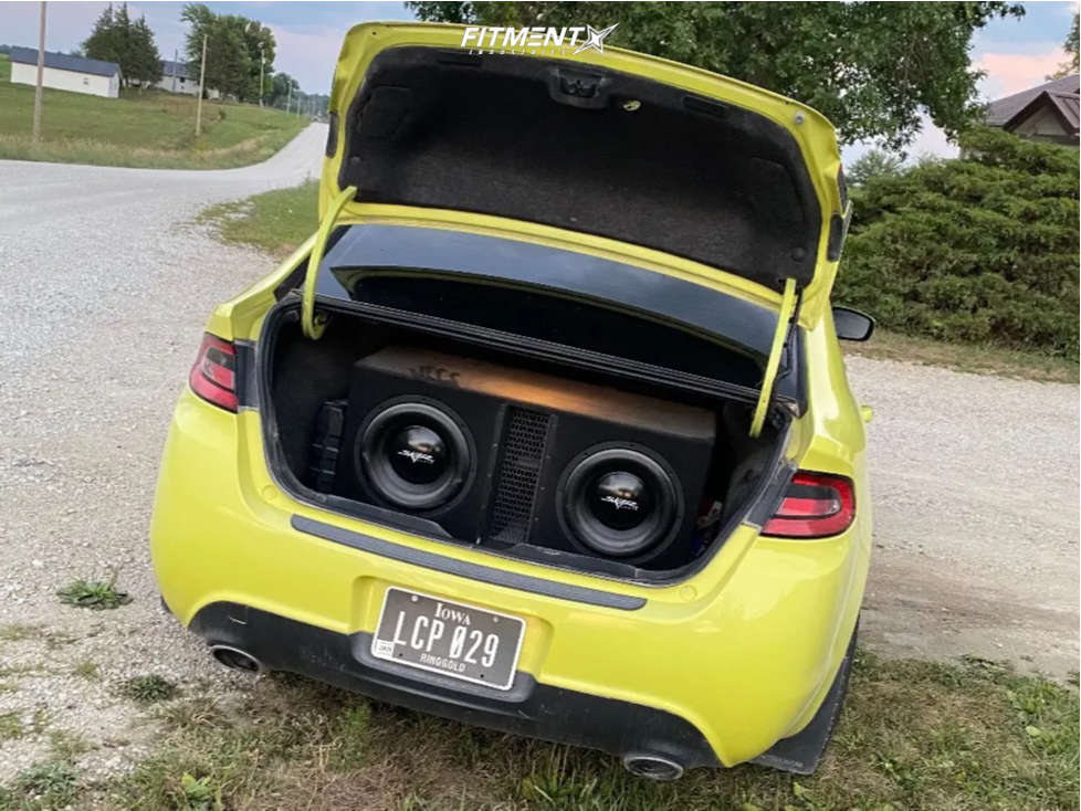 2013 Dodge Dart Rallye with 18x9.5 ESR Cs11 and Delinte 225x35 on Stock ...