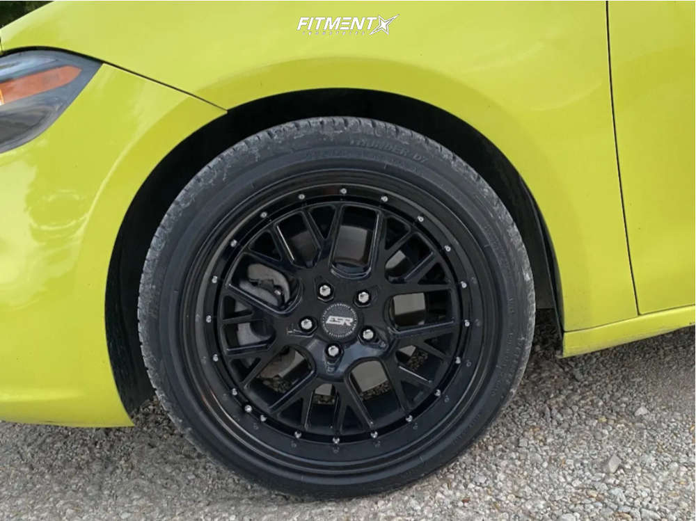 2013 Dodge Dart Rallye with 18x9.5 ESR Cs11 and Delinte 225x35 on Stock ...