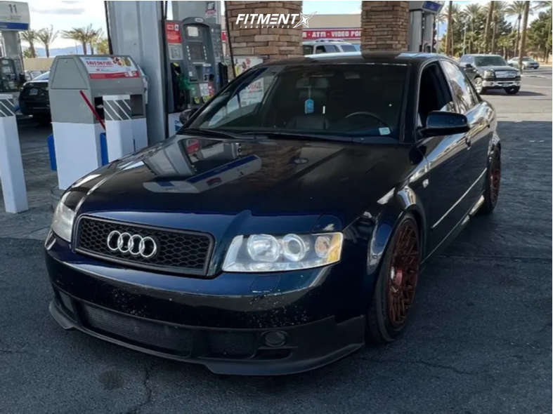 2002 Audi A4 Quattro Base with 18x9 VSP Type 1 and Antares 225x45 on ...