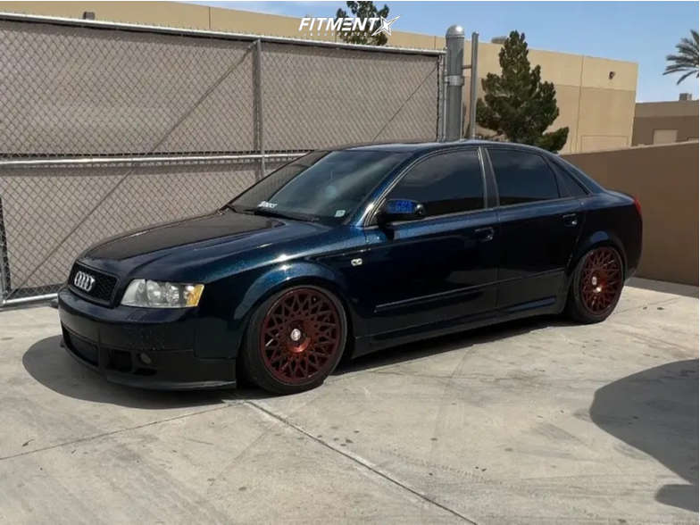 2002 Audi A4 Quattro Base with 18x9 VSP Type 1 and Antares 225x45 on ...