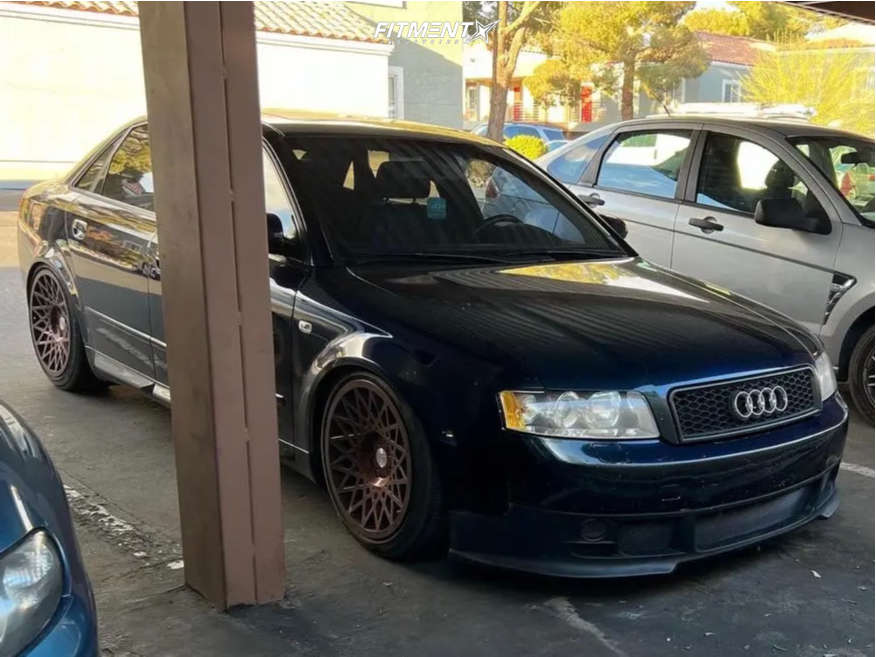 2002 Audi A4 Quattro Base with 18x9 VSP Type 1 and Antares 225x45 on ...