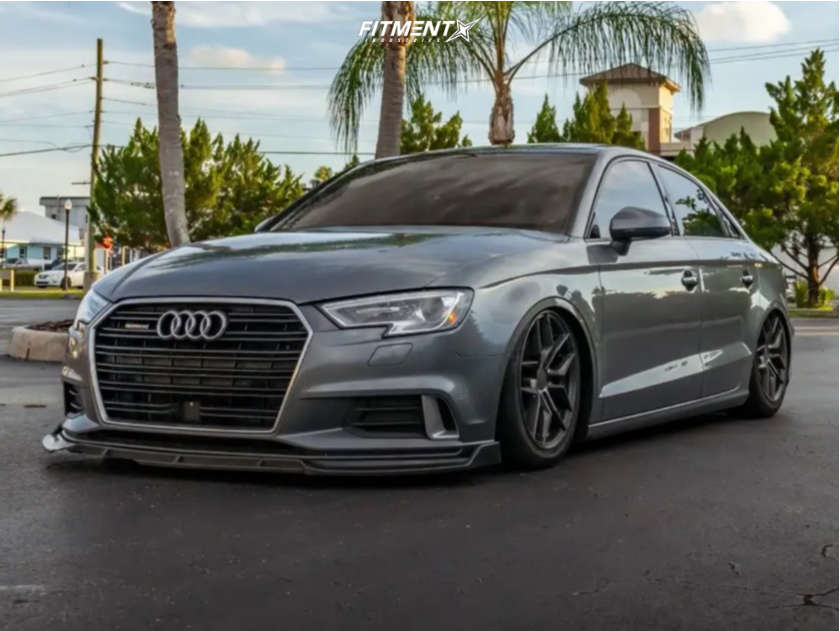 2017 Audi A3 Quattro Premium Plus with 17x8.5 TSW Silvano and Uniroyal ...