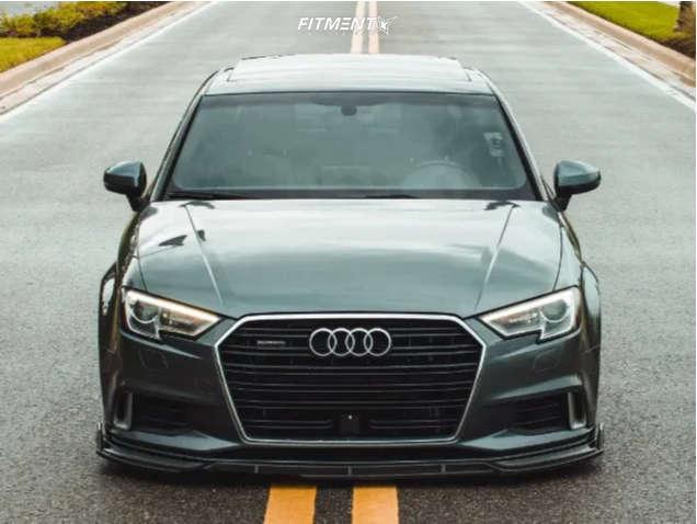 2017 Audi A3 Quattro Premium Plus with 17x8.5 TSW Silvano and Uniroyal ...