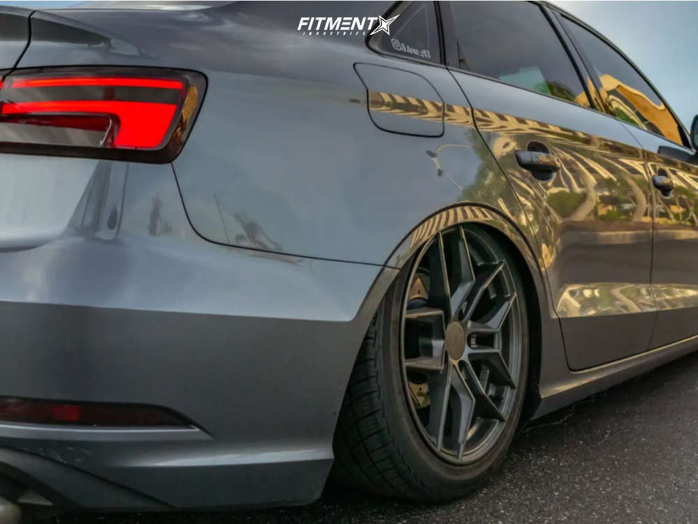 2017 Audi A3 Quattro Premium Plus with 17x8.5 TSW Silvano and Uniroyal ...