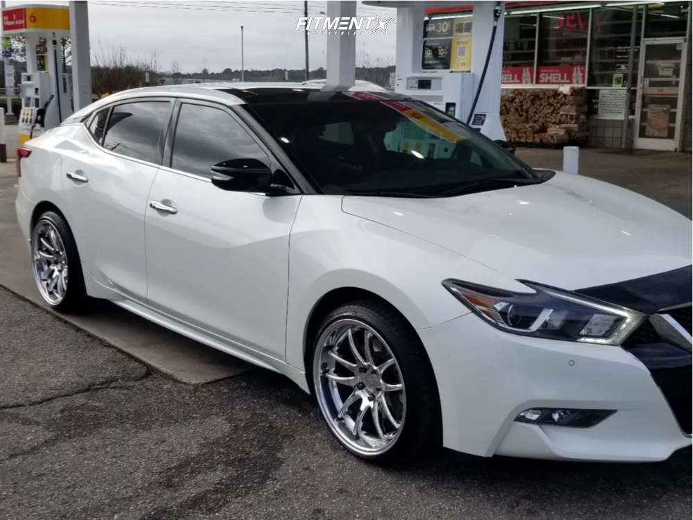 2018 Nissan Maxima SL with 19x9.5 Aodhan Ds02 and Nexen 225x35 on Stock ...