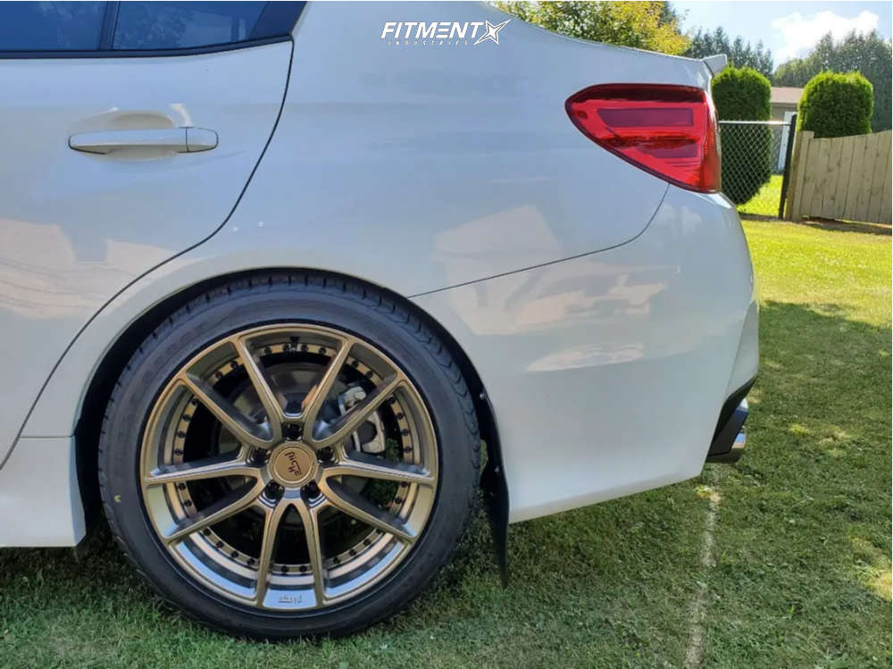 2017 Subaru WRX Limited with 18x8 Niche Dfs and Goodyear 245x40 on ...