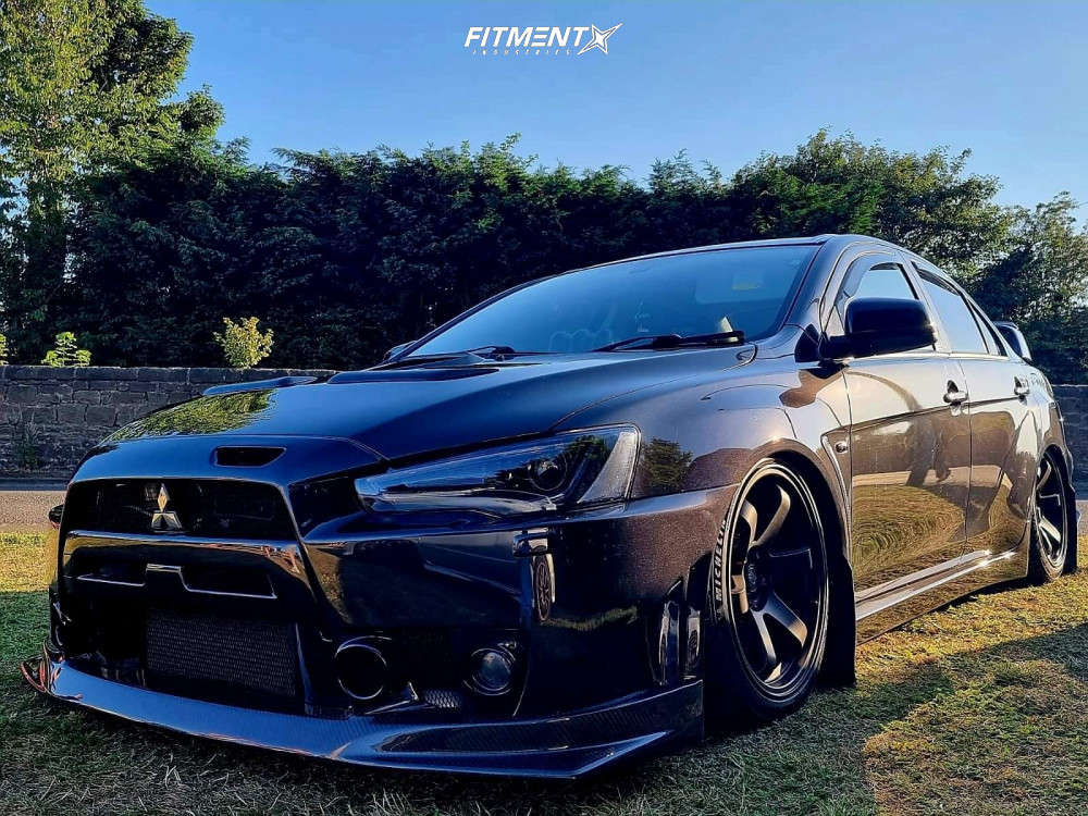 2009 Mitsubishi Lancer Evolution GSR with 18x9.5 Rota Grid and Michelin ...
