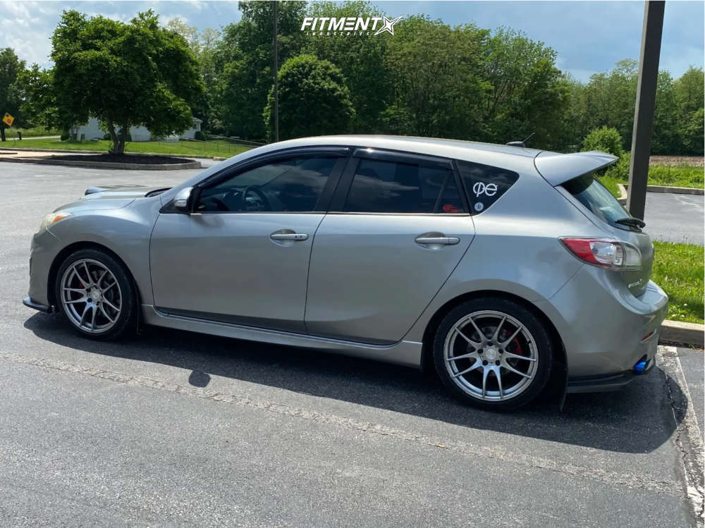 2011 Mazda 3 Mazdaspeed with 18x8.5 AVID1 Av32 and Vercelli 225x40 on ...